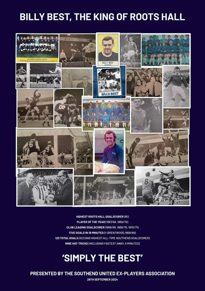 Southend United - Billy Best print – Football Stadium Photography