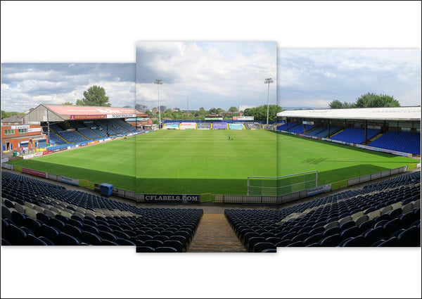 Stockport County - Edgeley Park Triptych – Football Stadium Photography